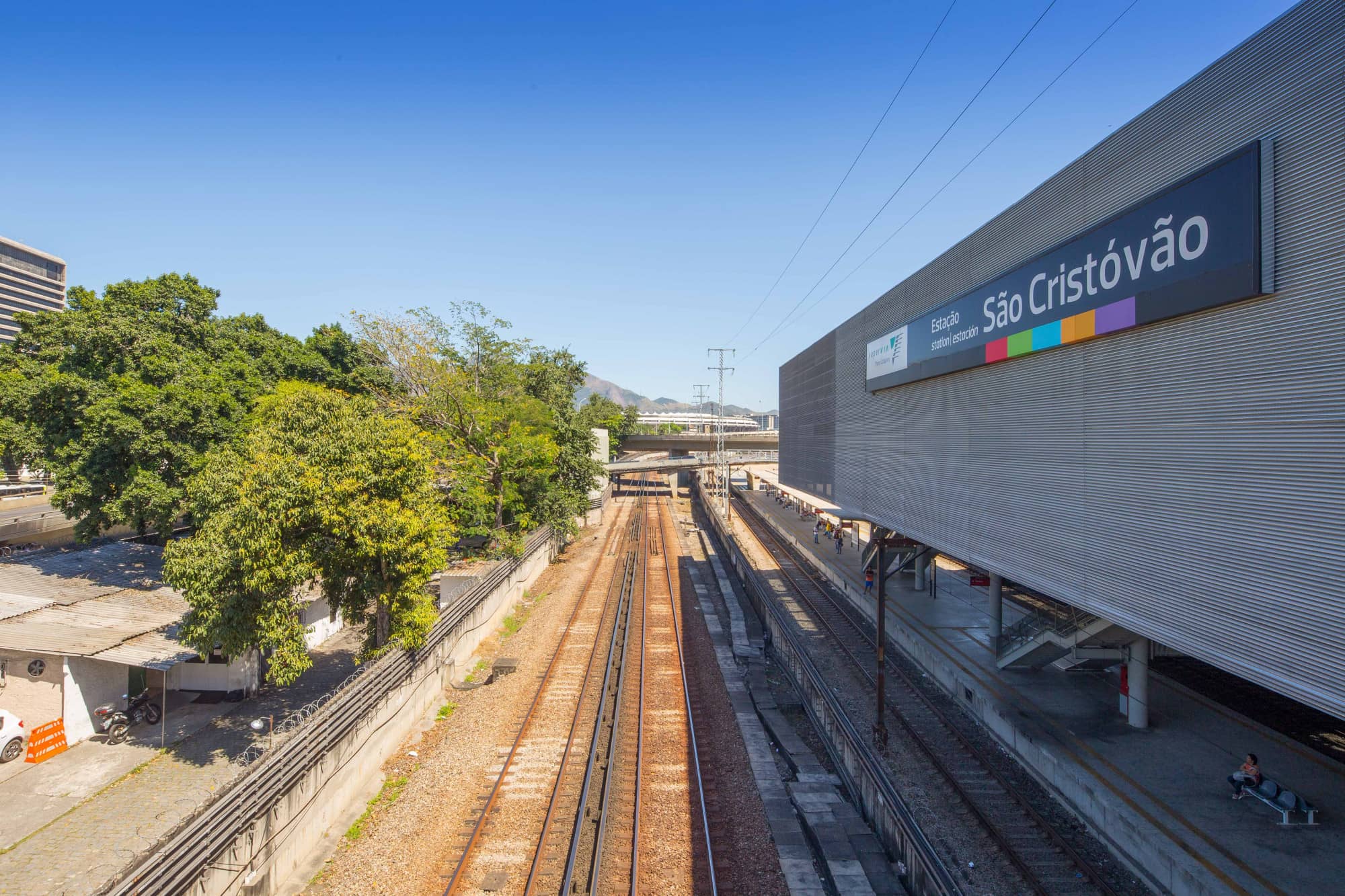 São Cristovão train station in Rio de Janeiro, Brazil