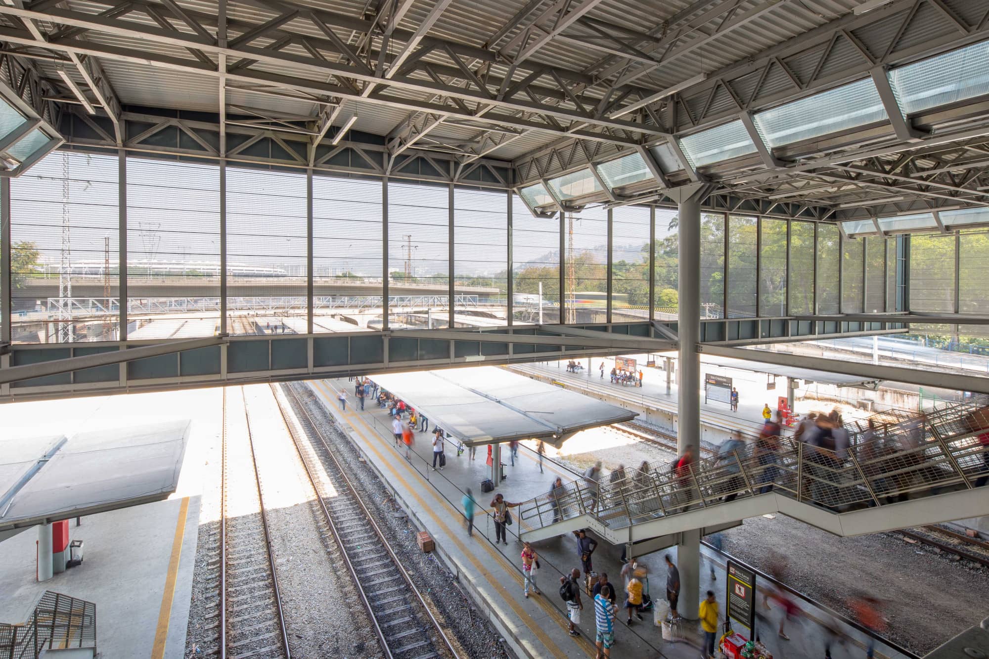 São Cristovão train station in Rio de Janeiro, Brazil